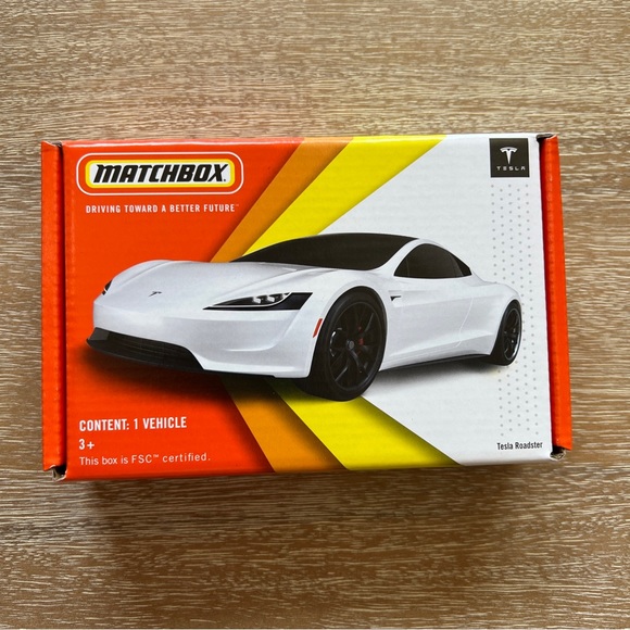 Mattel | Toys | 222 Matchbox 2020 Tesla Roadster Mattel Creations ...